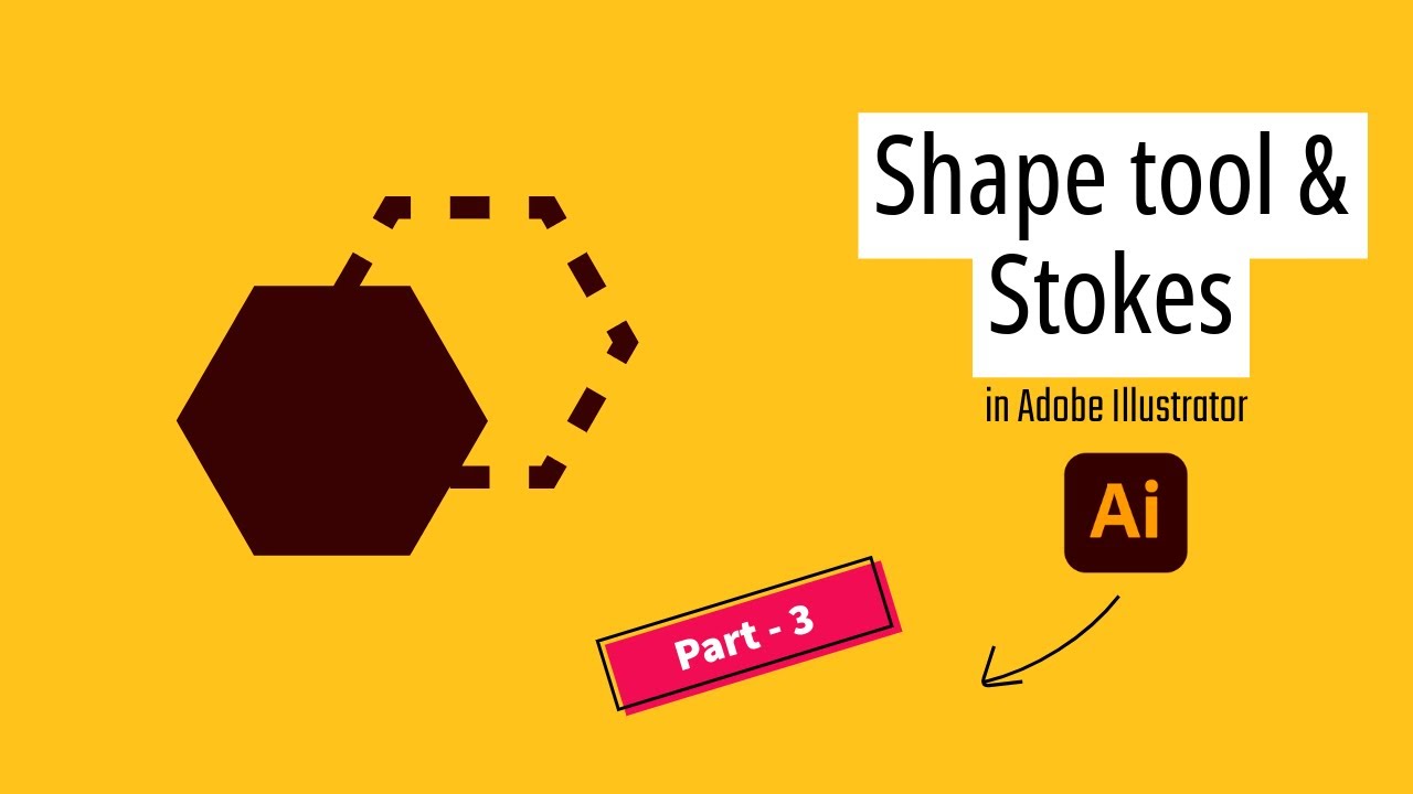 🎨 Master Shapes & Strokes in Adobe Illustrator | Part 3 - Essential ...