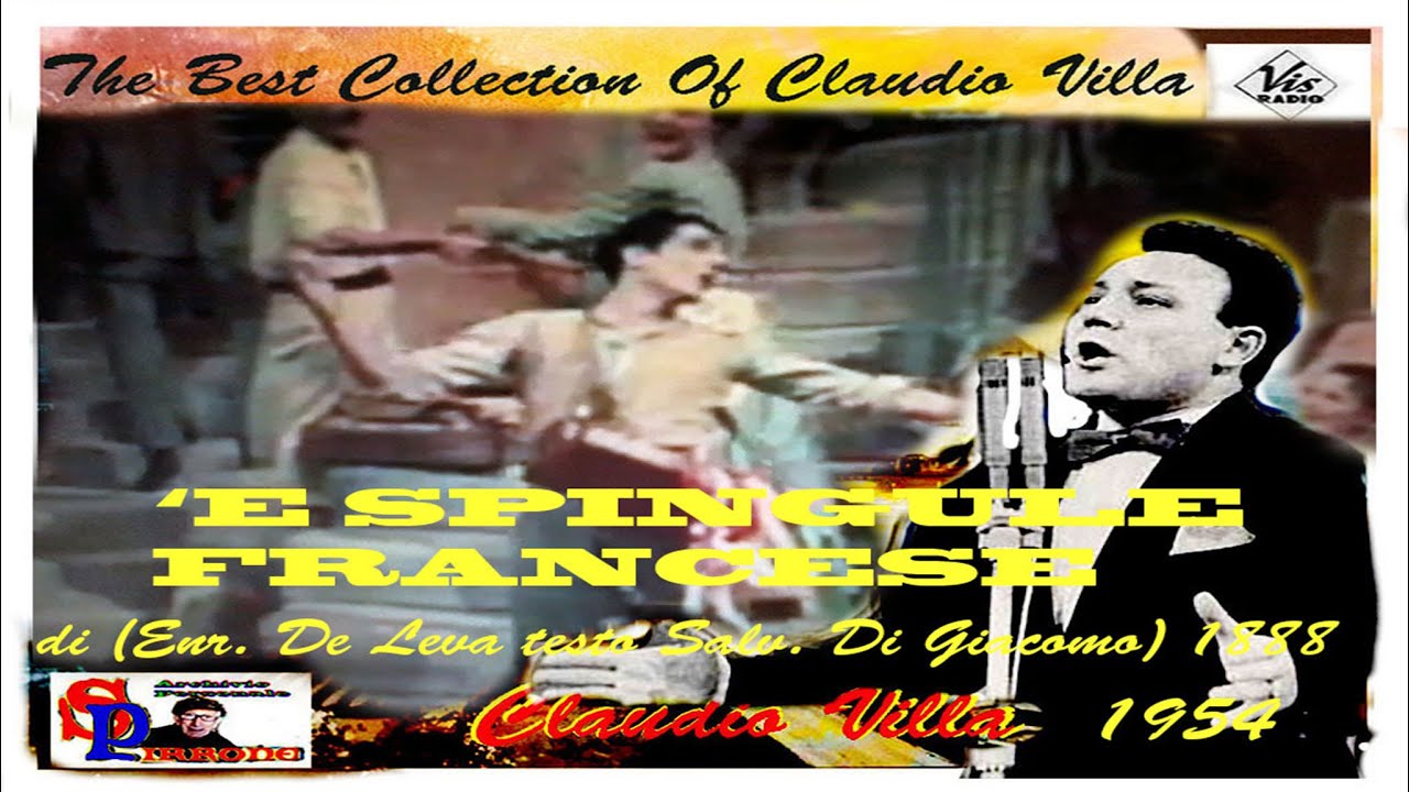 Claudio Villa - 'E SPINGULE FRANCESE 1954 - YouTube