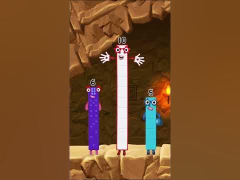 Numberblocks 10 Magic Run - Numberblocks Big Block Zilla Adventure | Number Counting Go cave ...