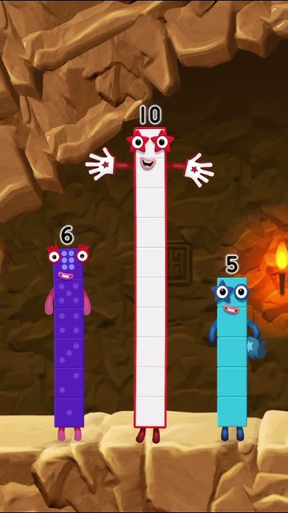 Numberblocks 10 Magic Run - Numberblocks Big Block Zilla Adventure | Number Counting Go cave ...