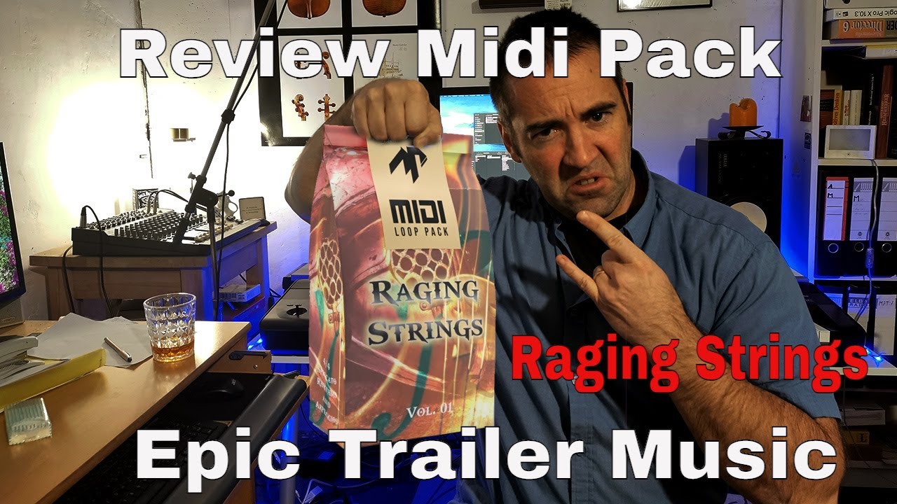 Review Midi Loop Pack Raging Strings from Alex Pfeffer | How to write epic trailer music real ...