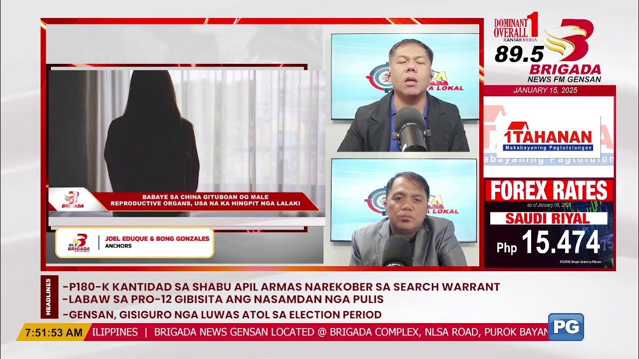 TIRA BRIGADA BALITA LOKAL | JANUARY 15, 2025 | KAUBAN SI JOEL EDUQUE UG BONG GONZALES - YouTube