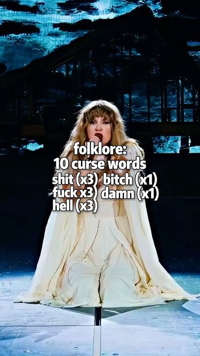 how many curse words in each taylor swift album? #taylorswift #taylorsversion #cursewords # ...