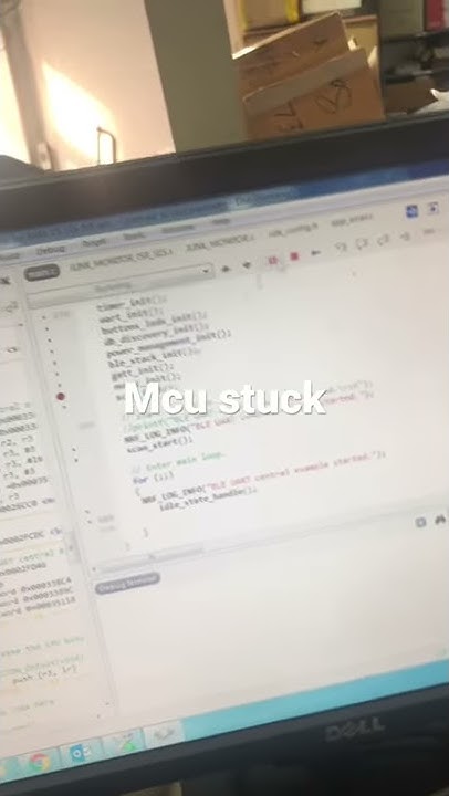 Mcu Stuck While debug - YouTube