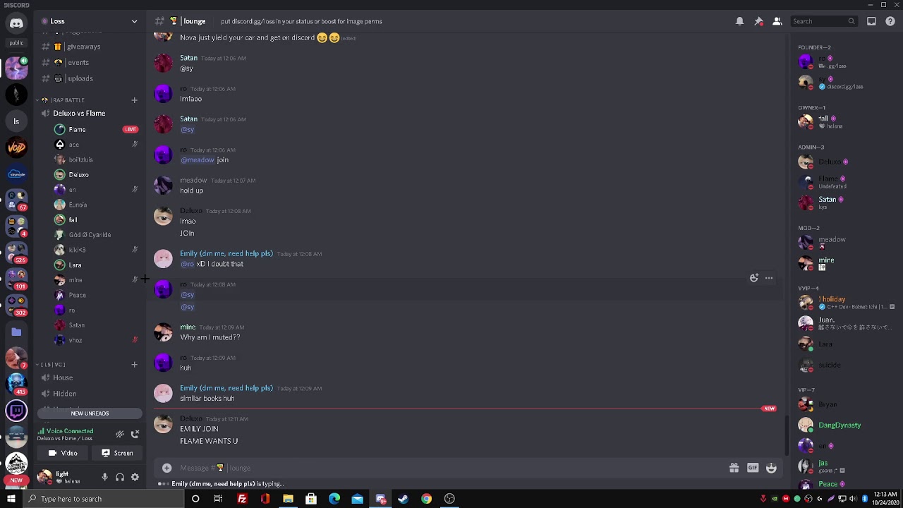 A SUS Clip BEFORE The RAP Battle STARTS! | Loyal Offical Discord - YouTube