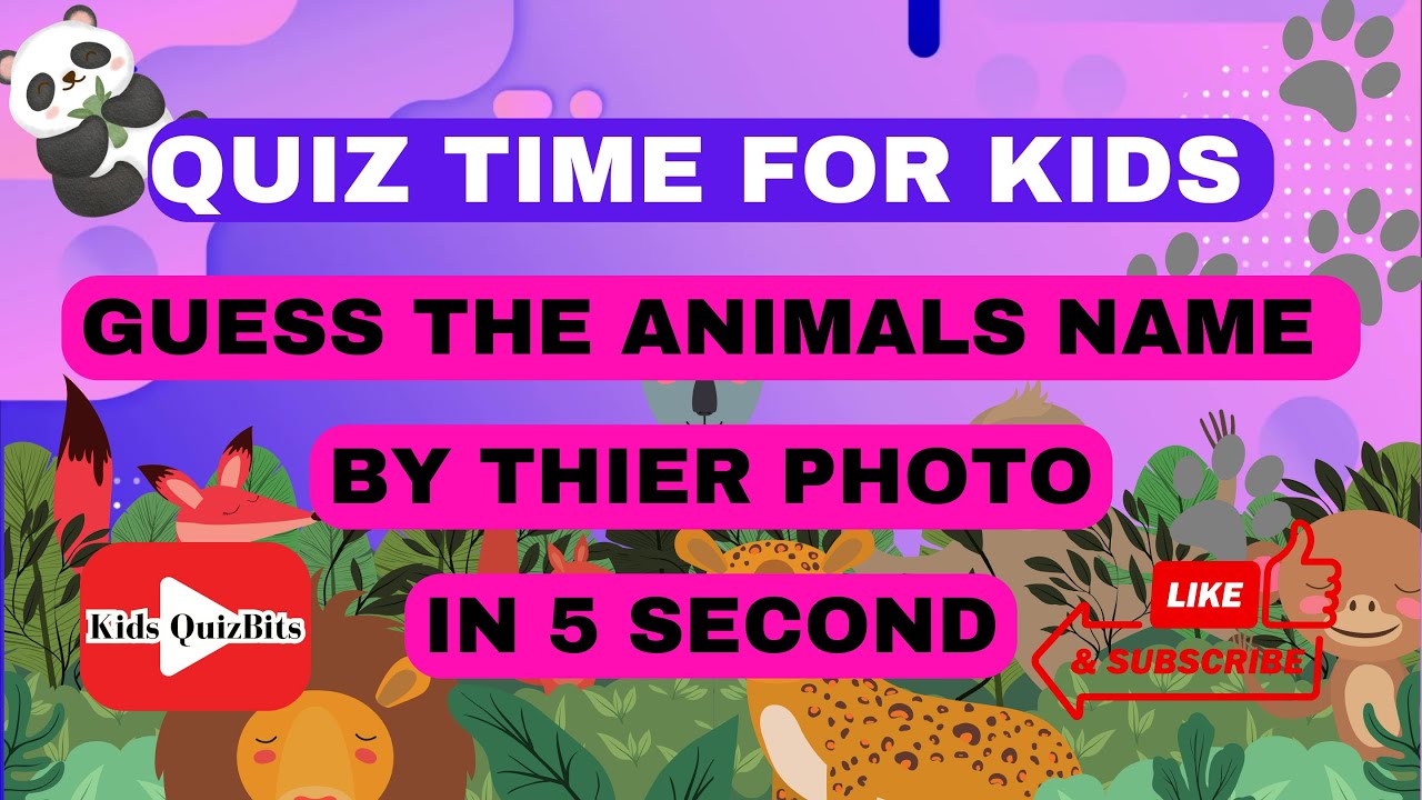 🐘🦒 Guess the Animal Challenge for Kids! - YouTube