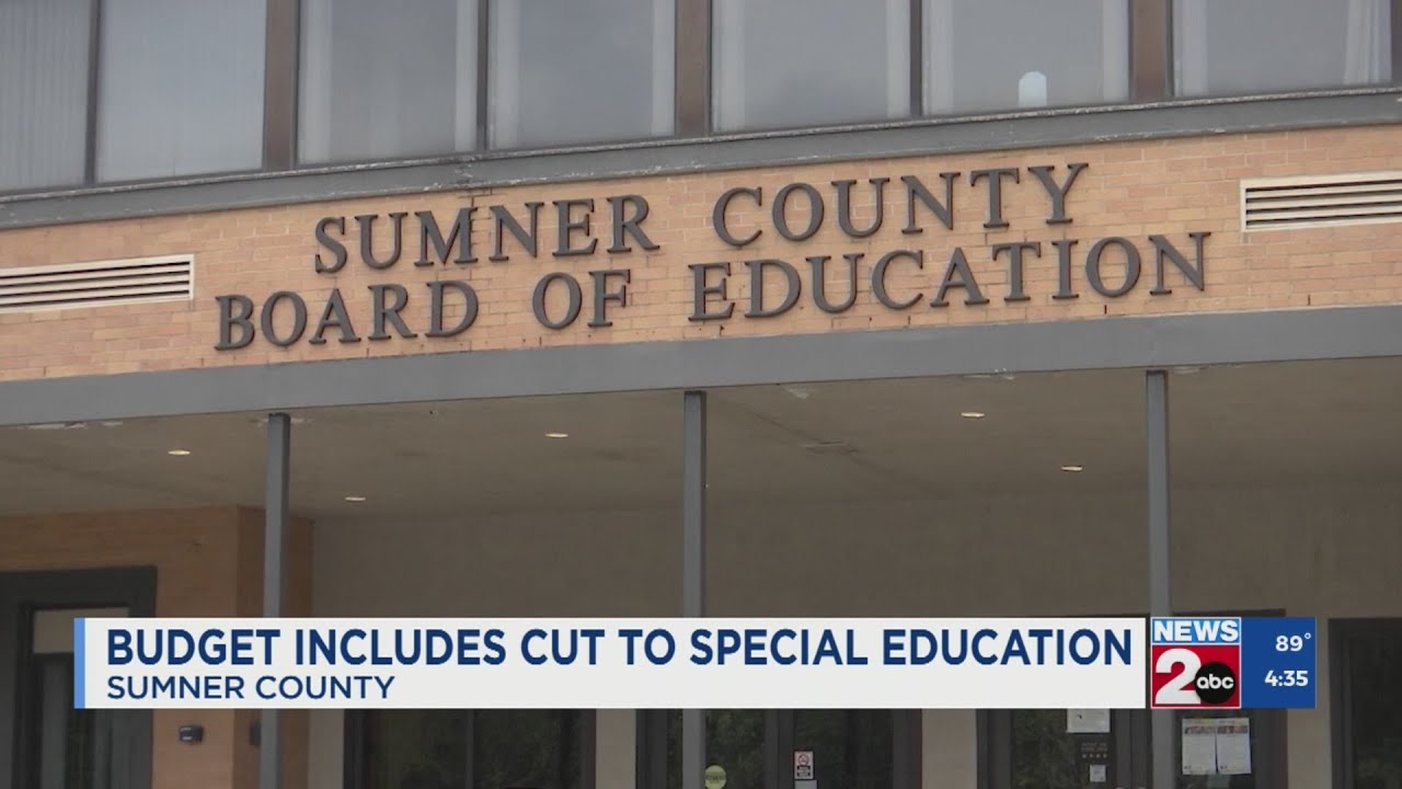 Sumner County Schools budget includes cut to special education - YouTube