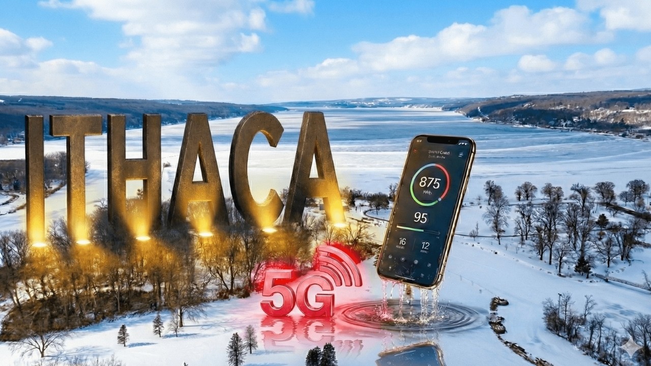 Speedtesting Ithaca NY - 5G, Gorges and Ivy league Schools! - YouTube
