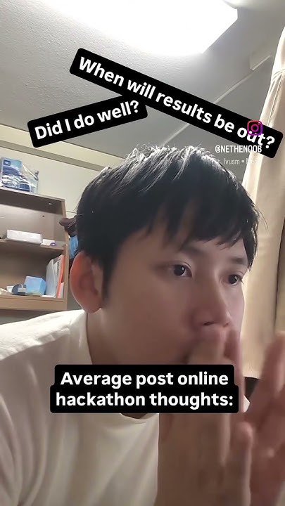Average programmers after an online hackathon: #coding #programming #hackathon - YouTube