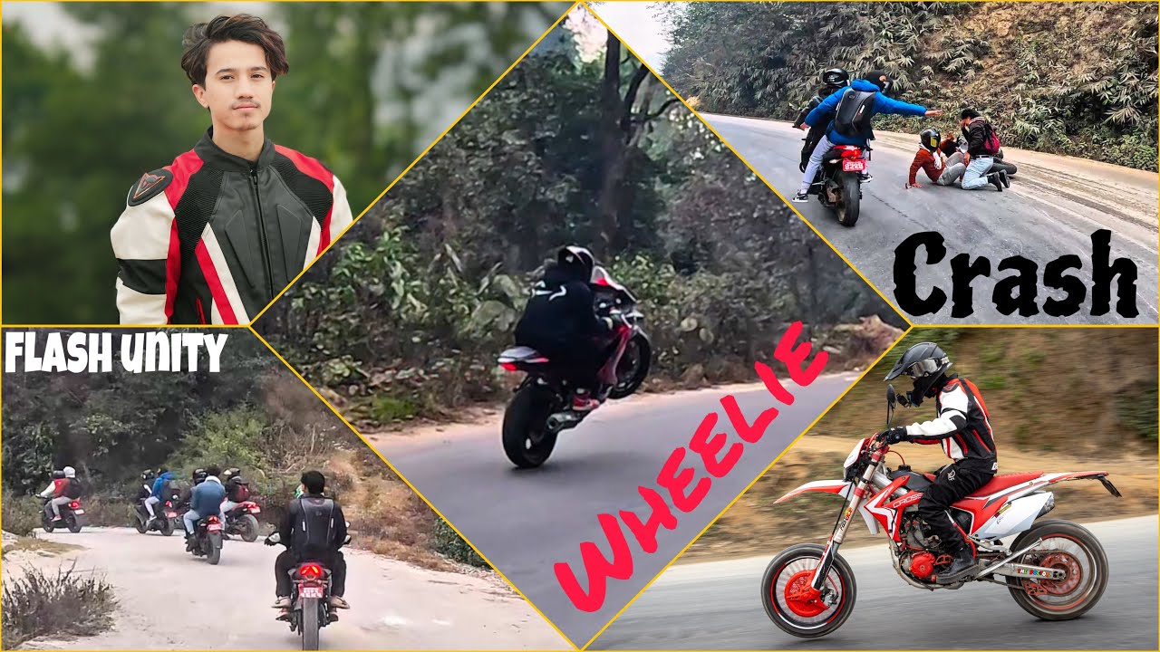 Epic Bike Stunts Gone Wrong Wheelies, Crashes and Adrenaline rush 🥶with flash unity guy - YouTube