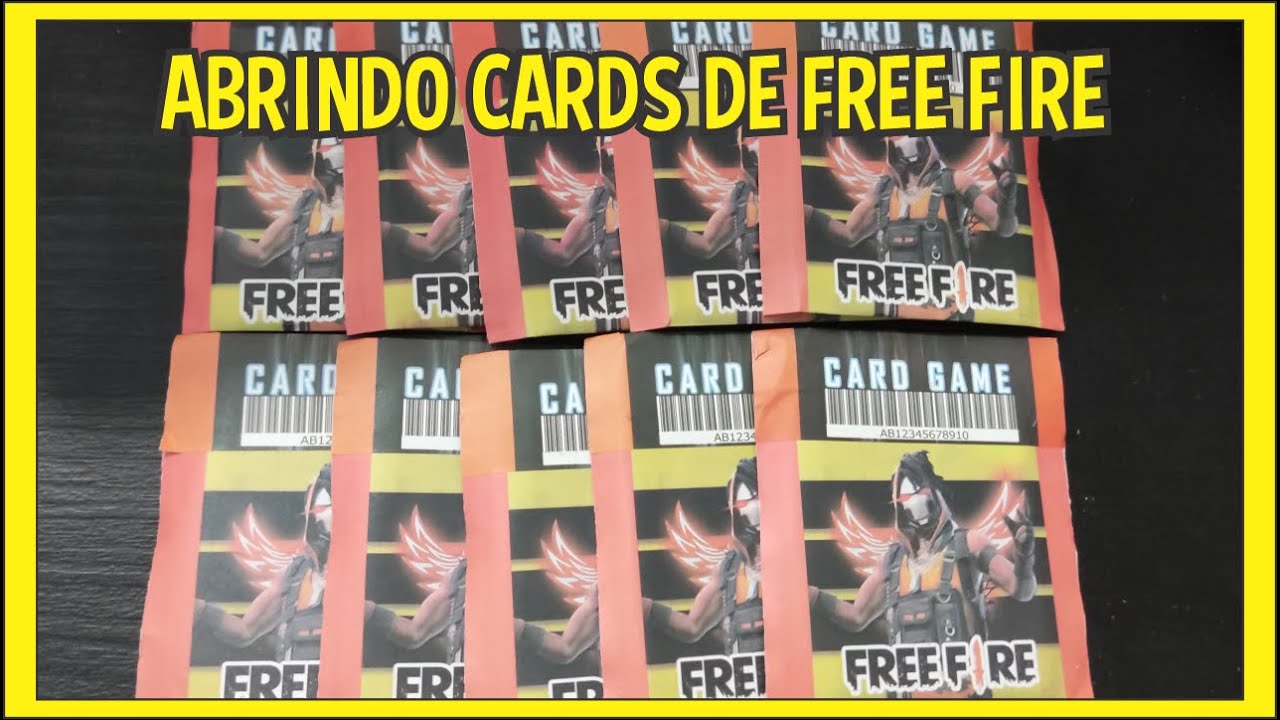 ABRINDO CARDS DE FREE FIRE - YouTube