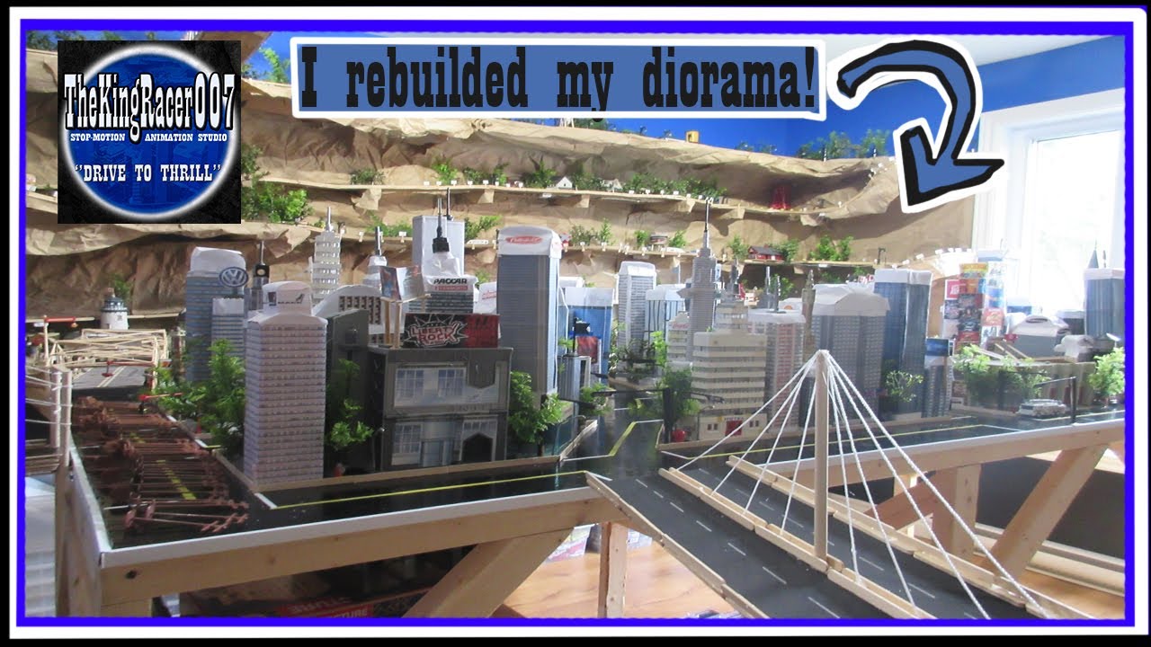 How I rebuilded my 1/64 scale diecast city diorama in just 4 months ...
