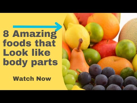 8 foods that look like body parts #foodsresemblebodypart #food - YouTube
