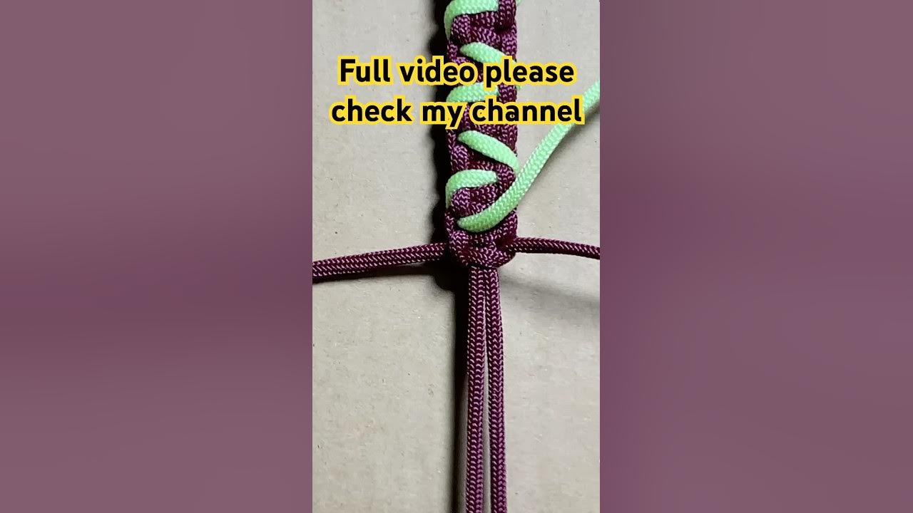 Create Great Thread Rope Bracelet | S31 | Paracord Knot | DIY | Handicraft | Tutorial - YouTube