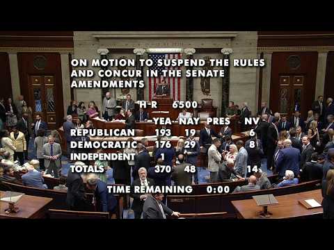 House passes government funding bill