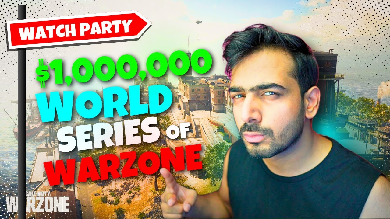 🔴Chill Games and WATCH PARTY $1,000,000 WORLD SERIES OF WARZONE GROUP ...