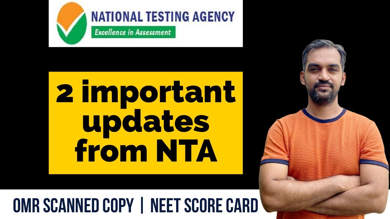 2 important updates from NTA | NTA NEET 2021 latest update - YouTube