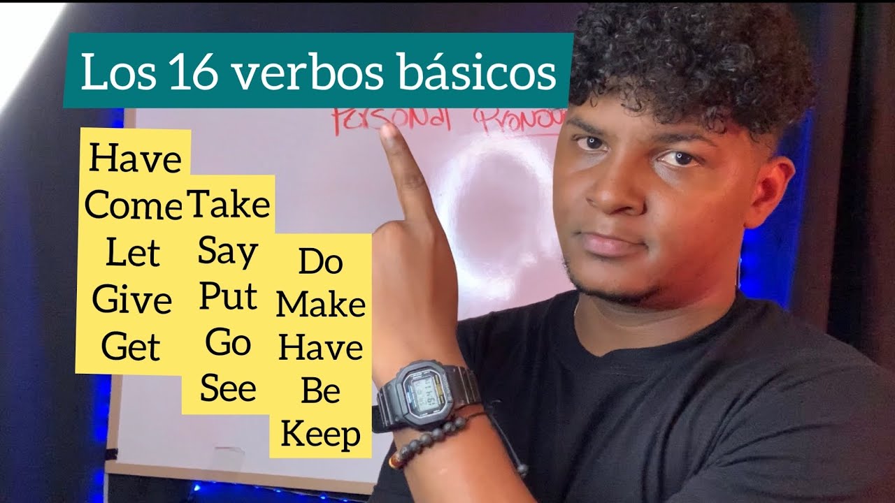 Los 16 Verbos Básicos del Inglés - YouTube
