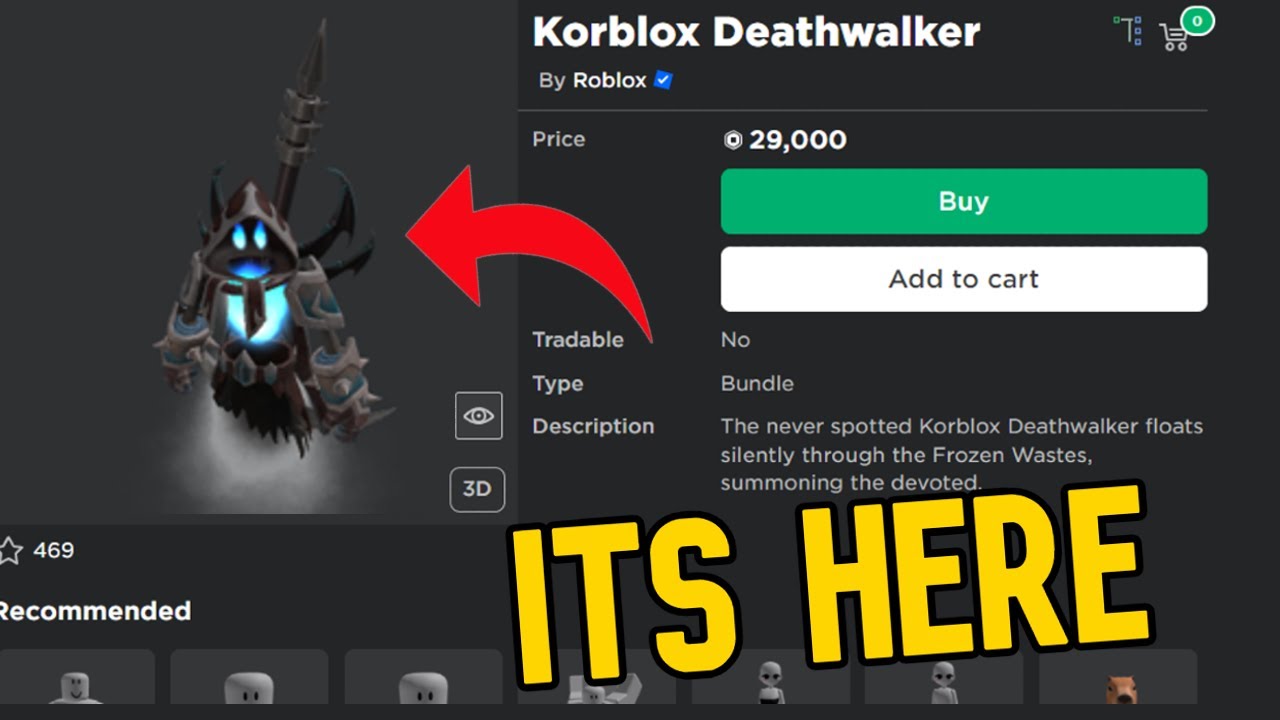 The New Korblox Bundle Is Here (Korblox Deathwalker) - YouTube