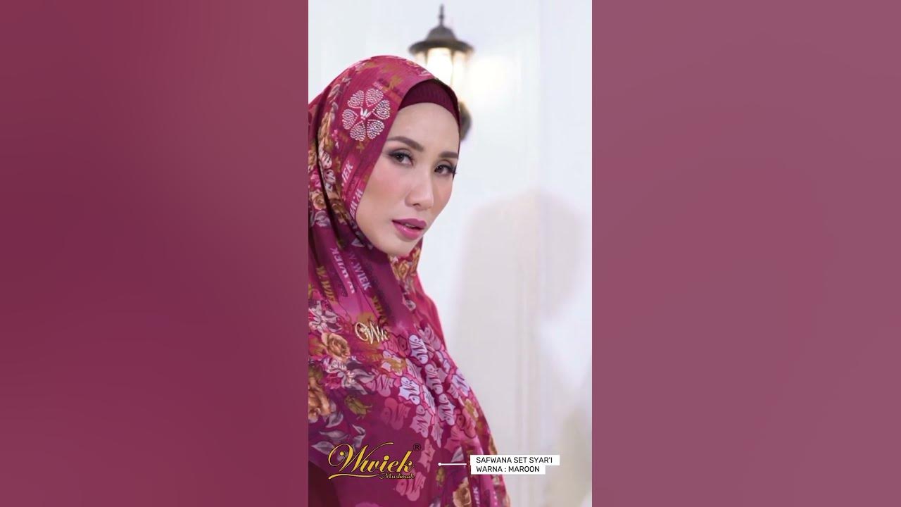 Baju Gamis Syari Set Khimar Safwana by Wwiek Muslimah - YouTube