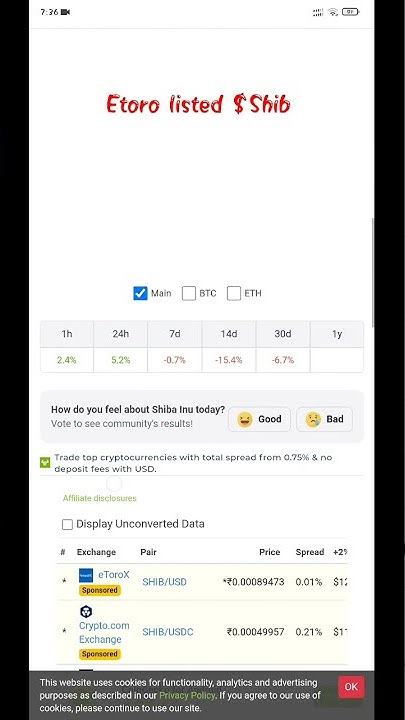 Etoro Listed Shiba Inu #shib#etoro#bitcoin#shibarmy#etorox - YouTube