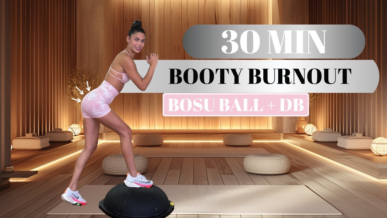 30 MIN BUBBLE BUTT WORKOUT - BUILD GRAVITY DEFYING GLUTES - BALANCE ...