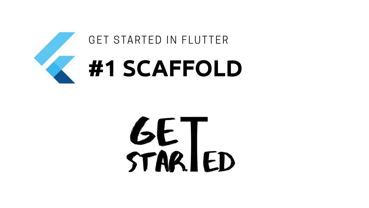 #1 Flutter Widget (Scaffold) | Flutter Tutorial | Google - YouTube