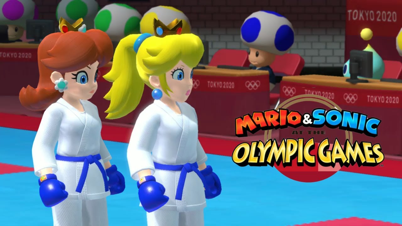 Mario & Sonic At The Olympic Games Tokyo 2020 Peach & Daisy At The ...