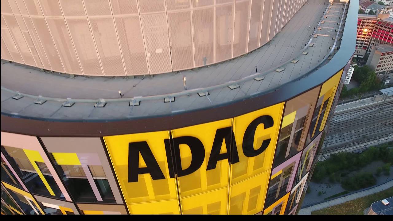 ADAC Building Munchen & DJI Phantom 4 - YouTube