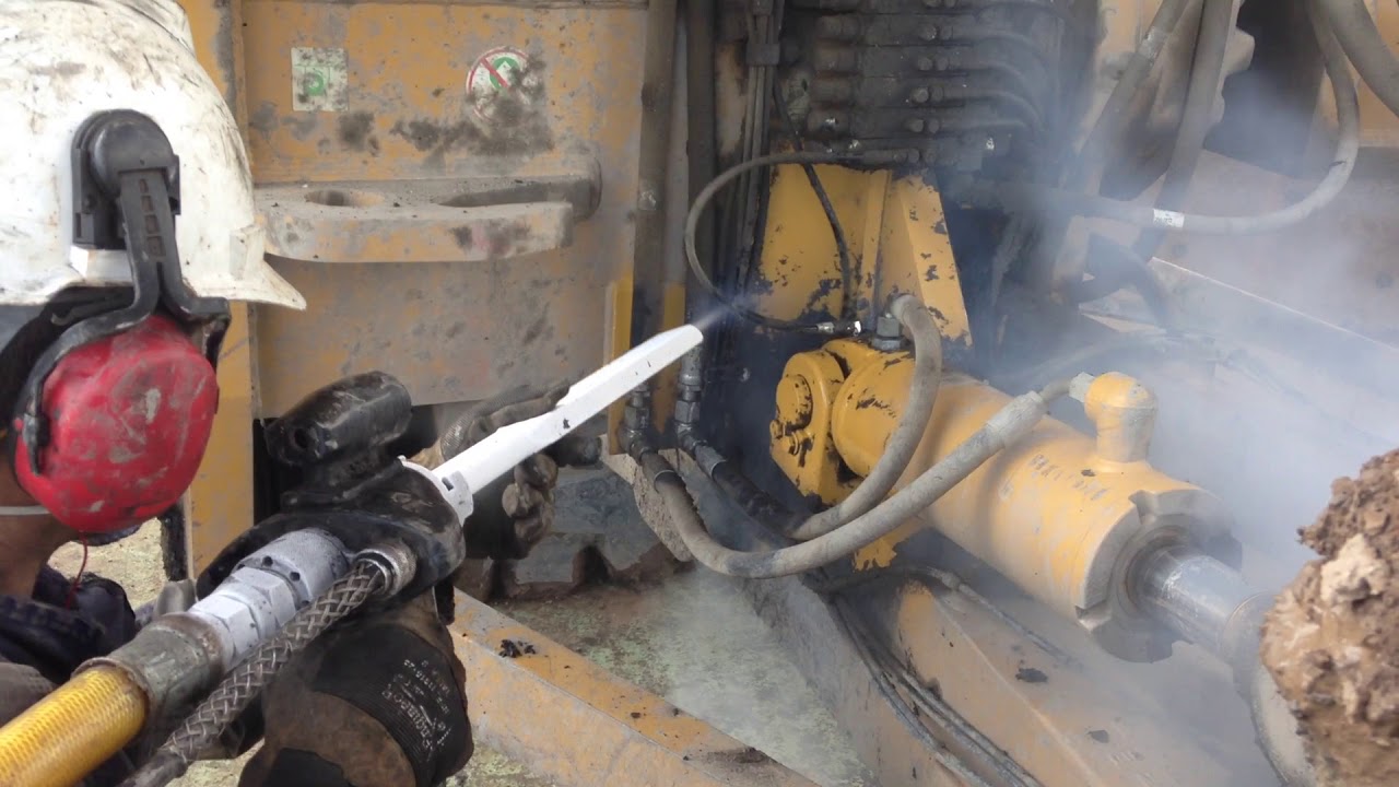 Cryo Clean Chile - Dry Ice Blasting - Equipos de Minería - YouTube