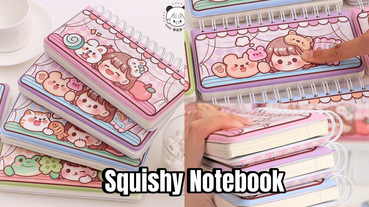 DIY Kawaii Squishy Notebook/ paper craft / School hacks /paper squishy ...