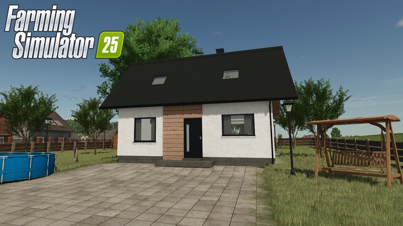 FS25 - BUILDING the SMALL MODERN HOUSE - Farming Simulator 2025 ...