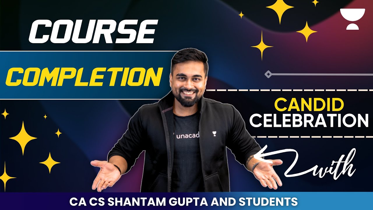 Course completion | Candid Celebration with Students and CA CS Shantam ...