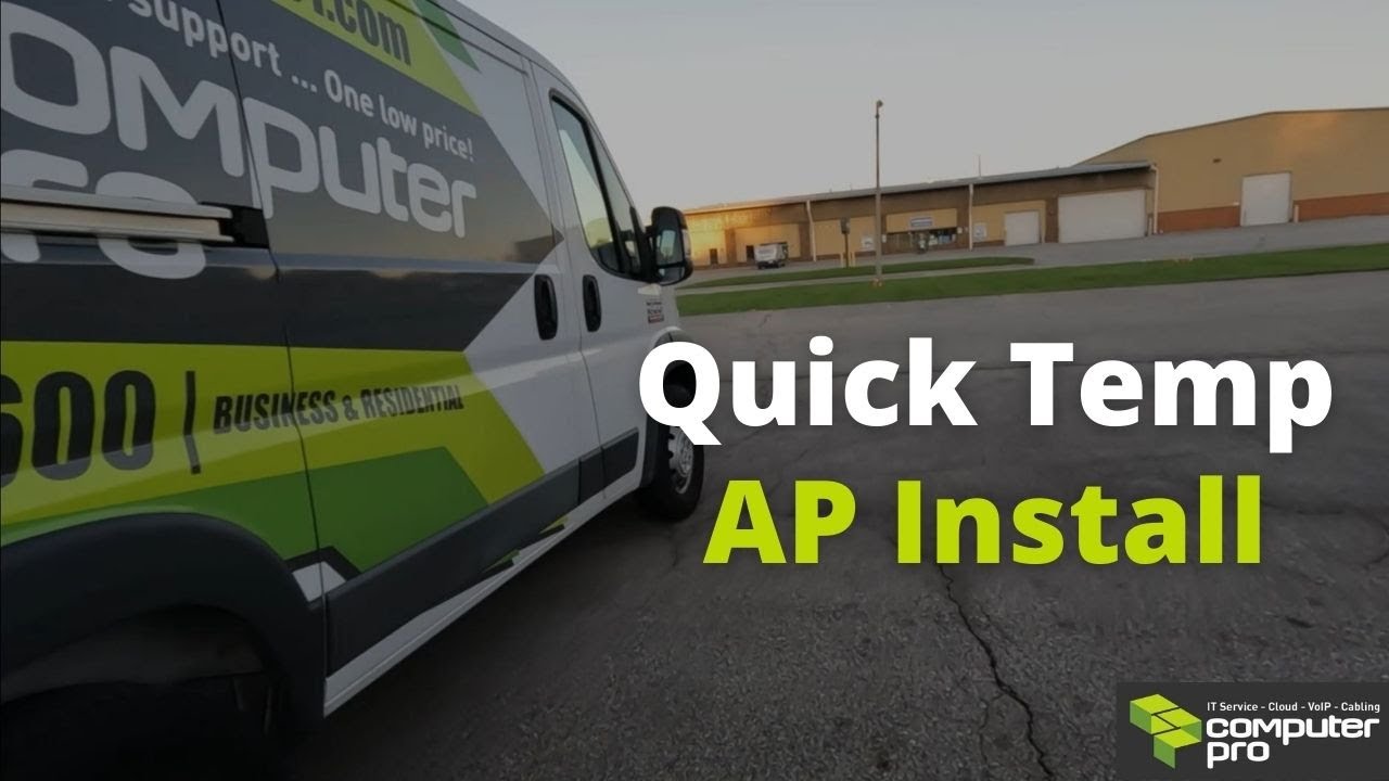 Super quick setup of temporary AP install and VPN setup for Lab - YouTube