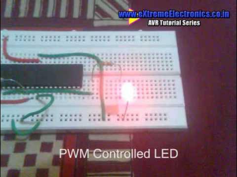 PWM Controlled LED - AVR Tutorial Series - YouTube