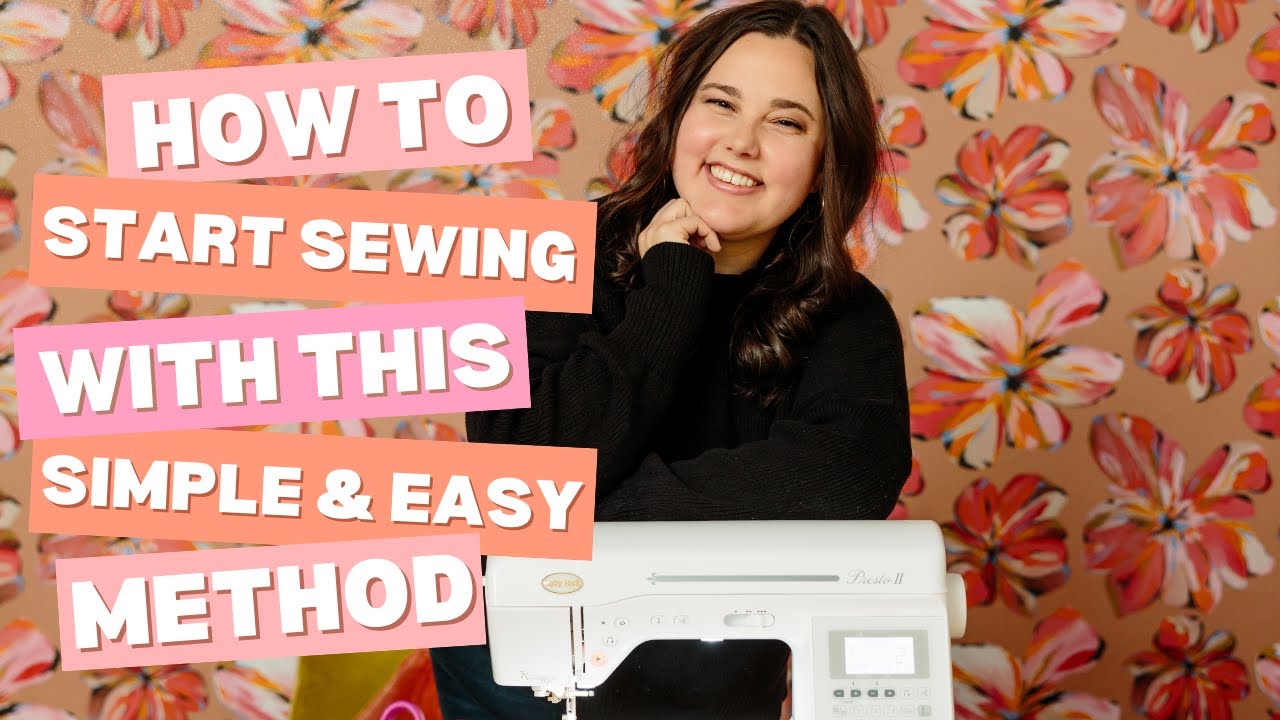 Learn how to use your sewing machine with this simple, easy method! A ...