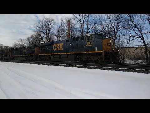 [HD] CSX Q388 Manifest Train Eastbound - Fairport NY - YouTube