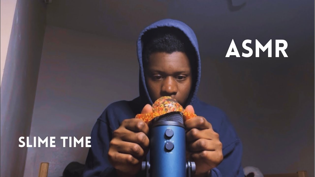 ASMR Slime On The Microphone - YouTube