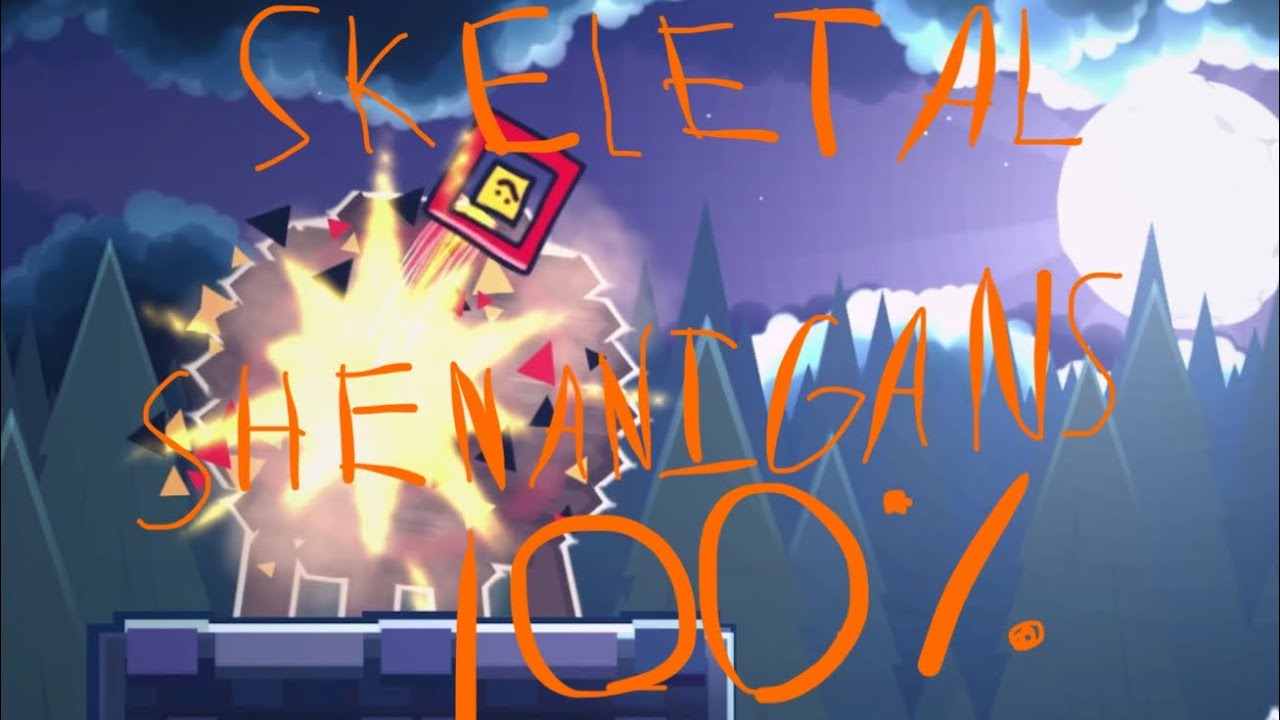 Skeletal Shenanigans 100% #geometrydash - YouTube