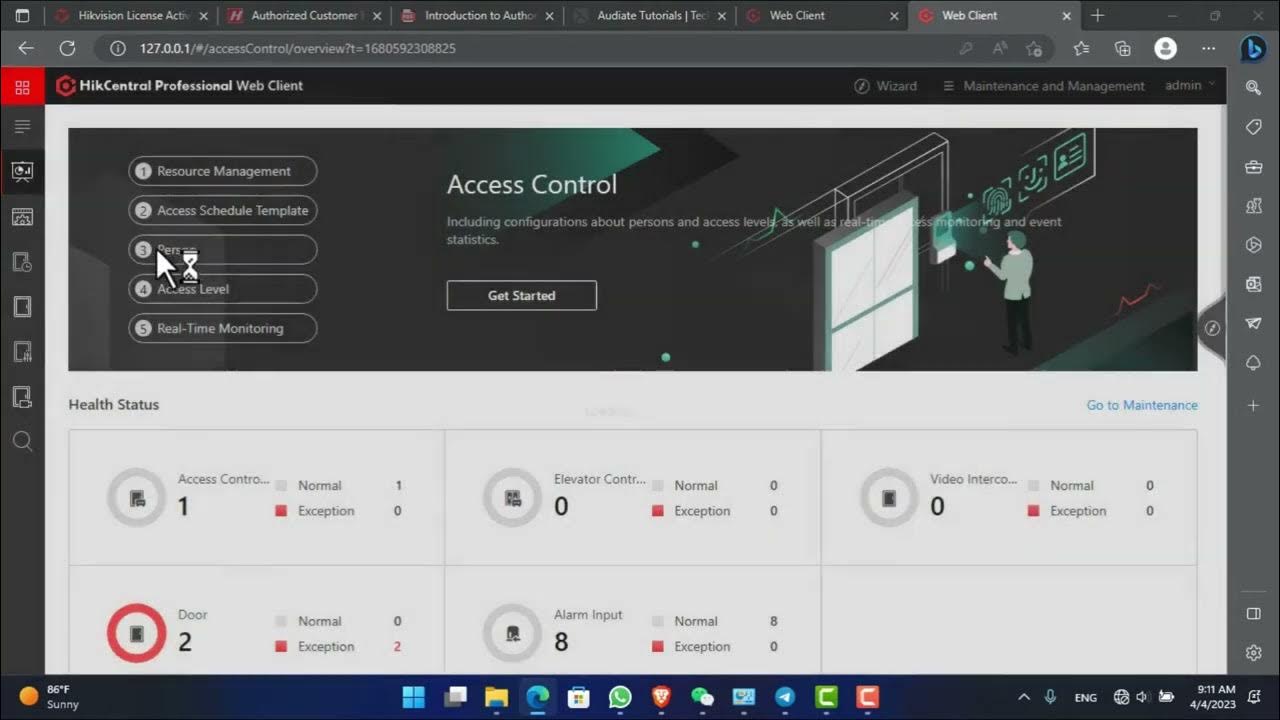 How Can Add Access Control on (HikCentral Professional ) - YouTube