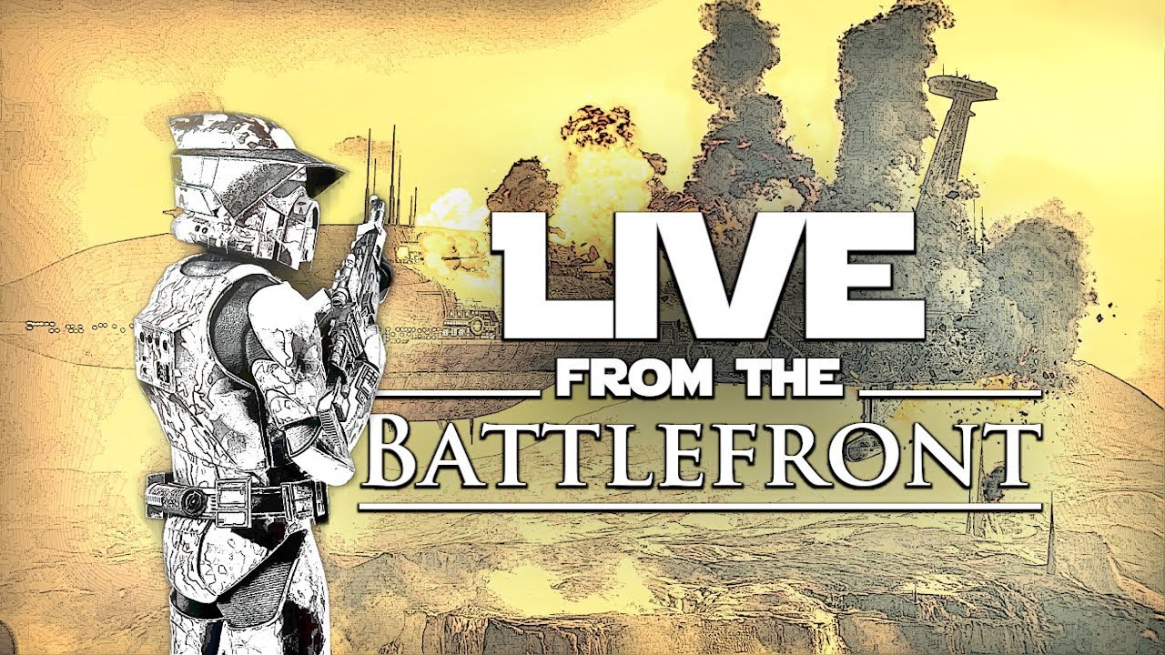 LIVE from the Battlefront. SWBF2. Small HUD; CS and GA - YouTube