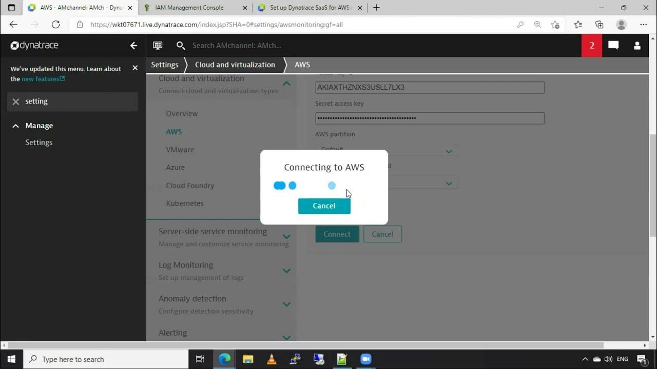 Adding AWS Cloud Account in Dynatrace Monitoring | AWS Infrastructure Monitoring using Dynatrace ...
