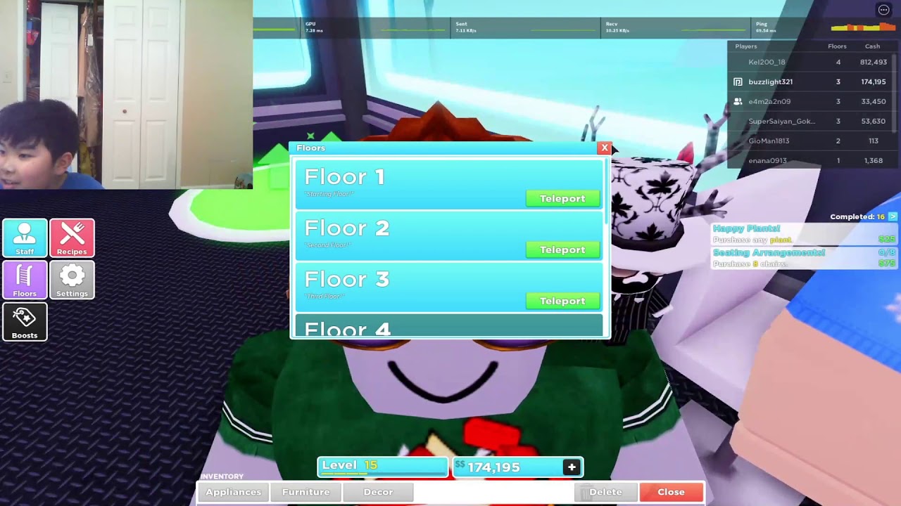 vip came in myRestaurant roblox - YouTube