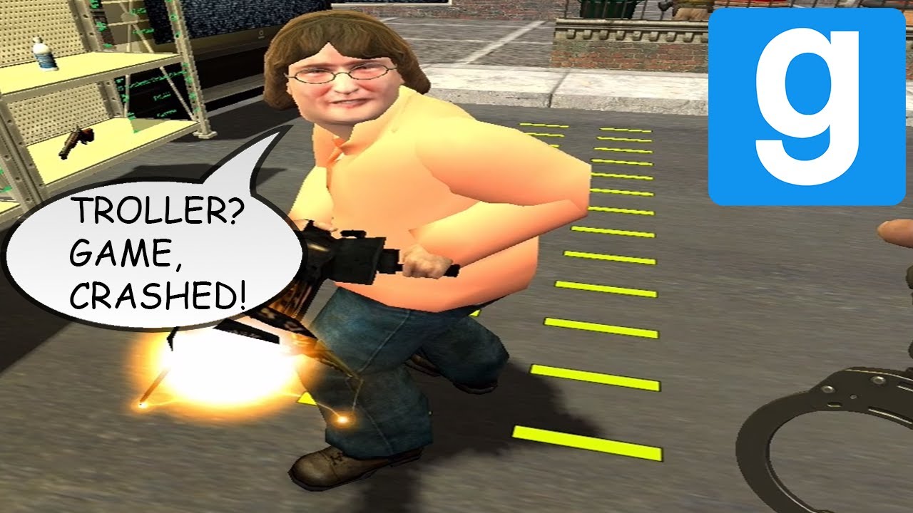 TROLLING SO MUCH MY GAME CRASHES! -GMODRP - YouTube