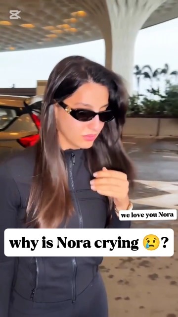 WHY Nora fatehi is crying 😢 #norafatehi #bollywood #india #morocco # ...