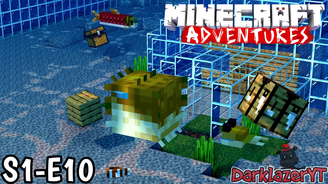 Minecraft Adventures |S1 EP10| Water Depths Part 1 |DarklazerYT - YouTube