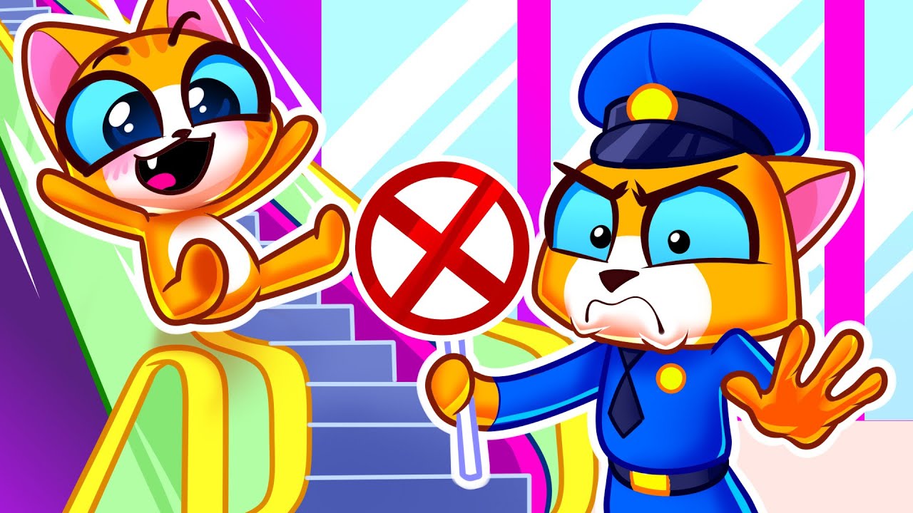Baby Takes the Escalator + More Safety Rules Videos for Kids by Purr ...
