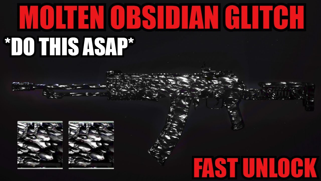 NEW MOLTEN OBSIDIAN CAMO GLITCH MW3! *DO THIS ASAP* FAST UNLOCK GLITCH ...