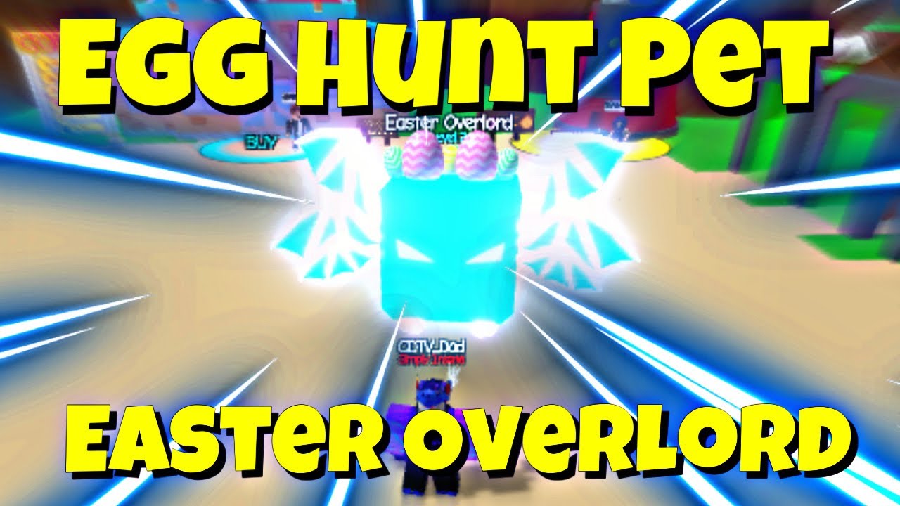 Easter Overlord Bubble Gum Simulator Youtube