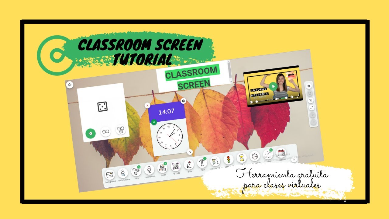 TUTORIAL CLASSROOMSCREEN - Herramienta gratuita para clases virtuales - PIZARRA VIRTUAL - YouTube